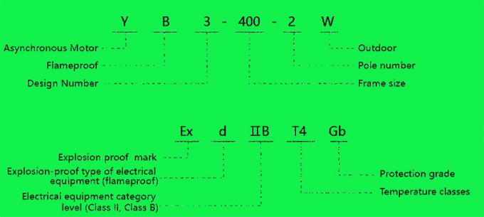 IC611 IC01 Flameproof Electric Motor IP65 Explosion Proof Motor Pump